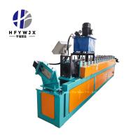China PLC Controlled U Channel Roll Forming Machine with 16 Rows Punching Roller and Hydraulic Double-Blade Shear for sale