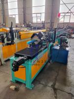 China 75mm Final Profile Width Hat Channel Roll Forming Machine with Hydraulic Stop-to-Cut and Adjustable 0-10m/min Speed for sale