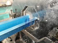 China Durable 75mm Hat Channel Roll Forming Machine with 12 Groups Rollers for 0.4–0.5mm Metal and Hydraulic Cutting for sale