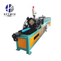 China 75mm Finished Profile Width Hat Channel Roll Forming Machine with Hydraulic Stop-to-Cut and 12 Groups Rollers for sale