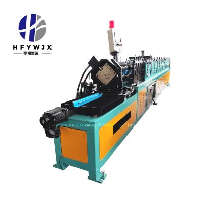 China 75mm Finished Profile Width Hat Channel Roll Forming Machine with Hydraulic Stop-to-Cut and 12 Groups Rollers for sale