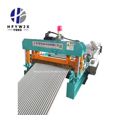China High Precision Corrugated Roof Panel Production Line with PLC Touch Screen Control and Servo Flying Cut for sale