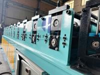 China Automatic C Channel Roll Forming Machine with 0.4–0.5mm Processable Thickness, Hydraulic Stop Cutting, and 12 Sets Forming Roller Groups for sale