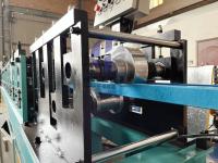 China Automatic C Channel Roll Forming Machine with 0.4–0.5mm Processable Thickness, Hydraulic Stop Cutting, and 12 Sets Forming Roller Groups for sale