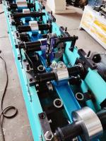 China Automatic C Stud Roll Forming Machine for 0.4–0.5mm Light Steel Frames with Hydraulic Stop Cutting and 12 Forming Rollers for sale