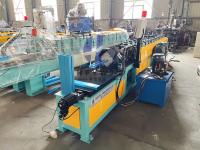 China Automatic C Channel Roll Forming Machine with 0.4–0.5mm Processable Thickness, Hydraulic Stop Cutting, and 12 Sets Forming Roller Groups for sale