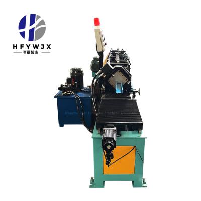 China Precision C Type Light Steel Keel Roll Forming Machine with 0.4–0.5mm Thickness and Hydraulic Stop Cutting for Ceiling Stud Production for sale