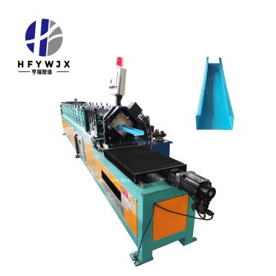 China Automatic C Stud Roll Forming Machine for 0.4–0.5mm Light Steel Frames with Hydraulic Stop Cutting and 12 Forming Rollers for sale