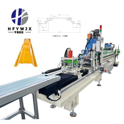China High Speed 20–23 m/min Automatic Fence Roll Forming Machine with 16 Rows of Forming Rollers and Non-stop Flying Shear for sale