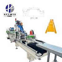 China High Speed 20-23 m/min Fence Roll Forming Machine with 16 Rows of Rollers and Non-stop Flying Shear for sale