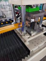 China Automatic Fence Roll Forming Machine with 16 Rows Rollers Non-stop Flying Shear and 20–23 m/min Speed for sale