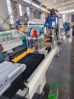 China Automatic Fence Roll Forming Machine with 16 Rows Rollers Non-stop Flying Shear and 20–23 m/min Speed for sale