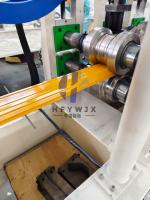 China Heavy Duty Automatic Fence Panel Roll Forming Machine with 16 Groups of Forming Rollers and Non-stop Flying Shear at 20–23m/min for sale