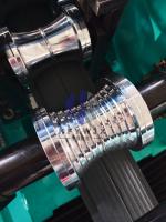 China High Precision Automatic Fence Roll Forming Machine with 20-25 m/min Production Speed and 16 Rows Rollers for Non-stop Flying Shear Cutting for sale