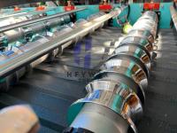 China Heavy Duty C16 Roof Sheet Roll Forming Machine with 23 Rows Rollers for 0.3-0.6mm Thickness and Split PLC Touch Screen for sale