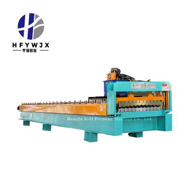 China High Speed C16 Trapezoidal Roll Forming Machine with 23 Rows Rollers and 0.3-0.6mm Processable Thickness for Steel Wall Plate Profiling for sale