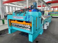China Automatic High Precision 970 Glazed Tile Roll Forming Machine Metal Glazed Roof Tile Making Machine for Villa Roofing Sheets for sale