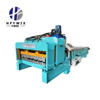 China Automatic High Precision High Speed Glazed Tile Roll Forming Machine and Glazed Tile Making Machine for Metal Roof Tiles for sale