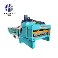China Automatic High Precision 970 Glazed Tile Roll Forming Machine Metal Glazed Roof Tile Making Machine for Villa Roofing Sheets for sale