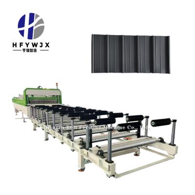 China Rapid Forming Fully Automatic Anti Scratch Trapezoidal Roll Forming Machine for Trapezoidal Roof Panel Machine Production for sale