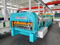 China High Flatness Automatic Trapezoidal Roll Forming Machine with 820 mm Effective Width for Trapezoidal Sheet Forming Machine Production for sale