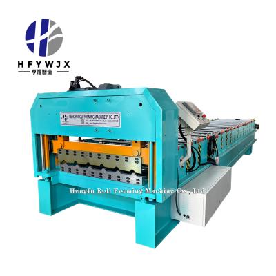 China High Flatness Automatic Trapezoidal Roll Forming Machine with 820 mm Effective Width for Trapezoidal Sheet Forming Machine Production for sale