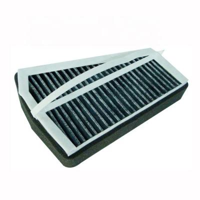 China 190*132*30mm Automobile Cabin Air Filter with Activated Carbon OEM M218612029 ZZ07002 DC-7109 CUK17003 for sale