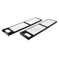 China 495*125*29.5mm Square Filter for Heavy-duty Excavator Air Conditioning System OE 51186-41970 YN50W01014P1 YN50V01014P1P for sale