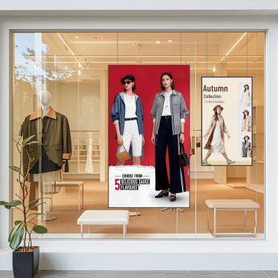 China Window Facing Digital Advertising Display 43-86 Inch for Retail for sale