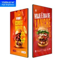 China High Brightness LCD Display Panel 1500 Nits Indoor Digital Screens for sale