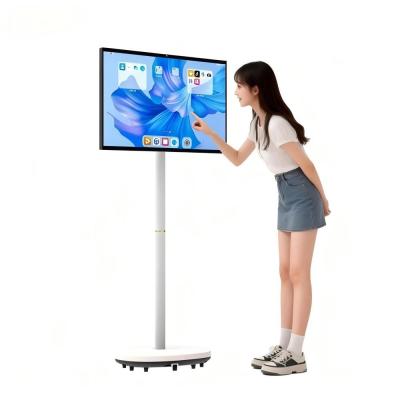 China Portable TV On Wheels Smart Touch Screen 24 Inch 27 Inch 32 Inch for sale