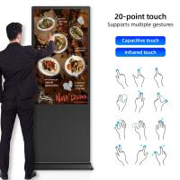 China Android Touch Screen Kiosk Totem Digital Display Lcd Indoor Floor Standing for sale
