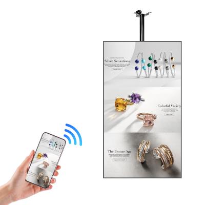 China 4K UHD Hanging Ceiling Signage Digital Display 55