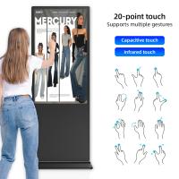 China Floor Standing LCD Display Capacitive Digital Signage 55