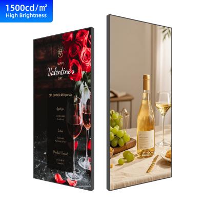 China Commercial Indoor Digital Signage Display 55inch High Brightness 1500nits for sale
