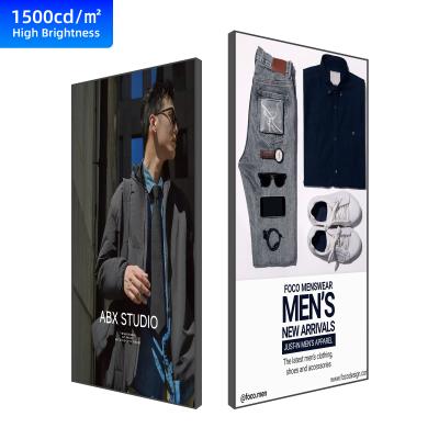 China High Brightness Wall Mounted Lcd Screen Digital Signage 4k Uhd 75 Inch for sale