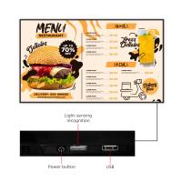 China LCD Advertising Monitor Smart Android Digital Signage for Menu Board for sale