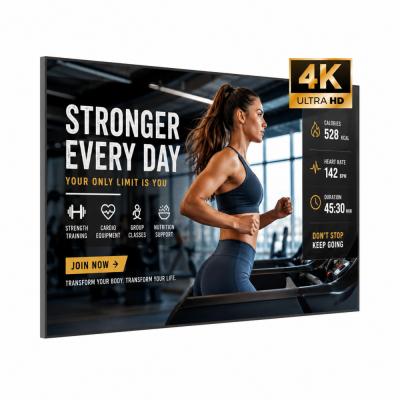 China 43inch 4K UHD Digital Signage LCD Screen for Mall Hotel Commercial Display for sale