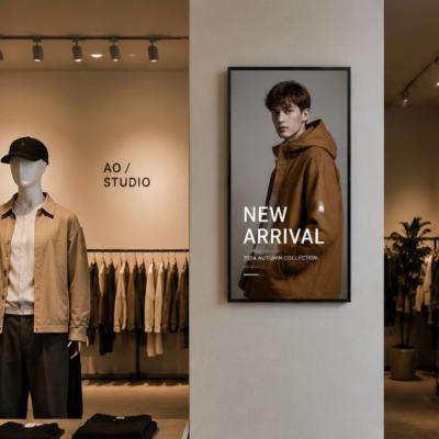 China Indoor Shop Android Computer Operating Systems Wall Mount Digital Signage Display  24/7 for sale