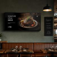 China 32'' - 65'' Ultra Narrow LCD Screen Advertising Player Digital Signage Wall Mounted for sale