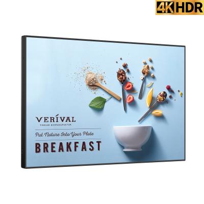 China 4K Android 14 Wall Mounted LCD Display for Indoor Commercial -E6 Model Series for sale