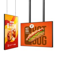 China 55'' Hanging Lcd Advertising Monitor Digital Menu Board Window Signage Display for sale