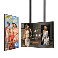 China Indoor Digital Signage Window Advertising Screen Hanging Mounted LCD Display for sale
