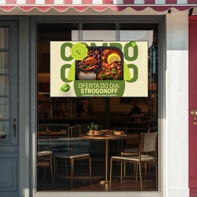 China Hanging Shop Window LCD Display Advertising Screen Digital Signage -Q8 Model Series for sale