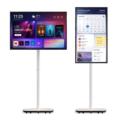 China Portable Android Smart TV Touch Screen Monitor with Wheels for Home for sale