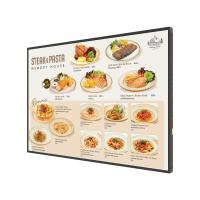China Commercial LCD Digital Signage 700 1000 1500 Nits for Restaurant Menu Board for sale