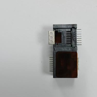 China Single Port Shielded SMT RJ45 Connector R / A 50 U