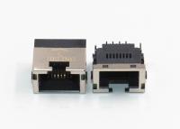 China Brass Shielded SMT Low Profile RJ45 Tab Down 8P8C for sale