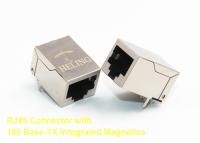 China Single Port Integrated Magnetics RJ45 , RJ45 Connector With Integrated Magnetics for sale