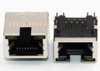 China Single Port RJ45 CAT5 E CAT6 Side Entry 1000V RMS 60Hz For Lan Adapter for sale